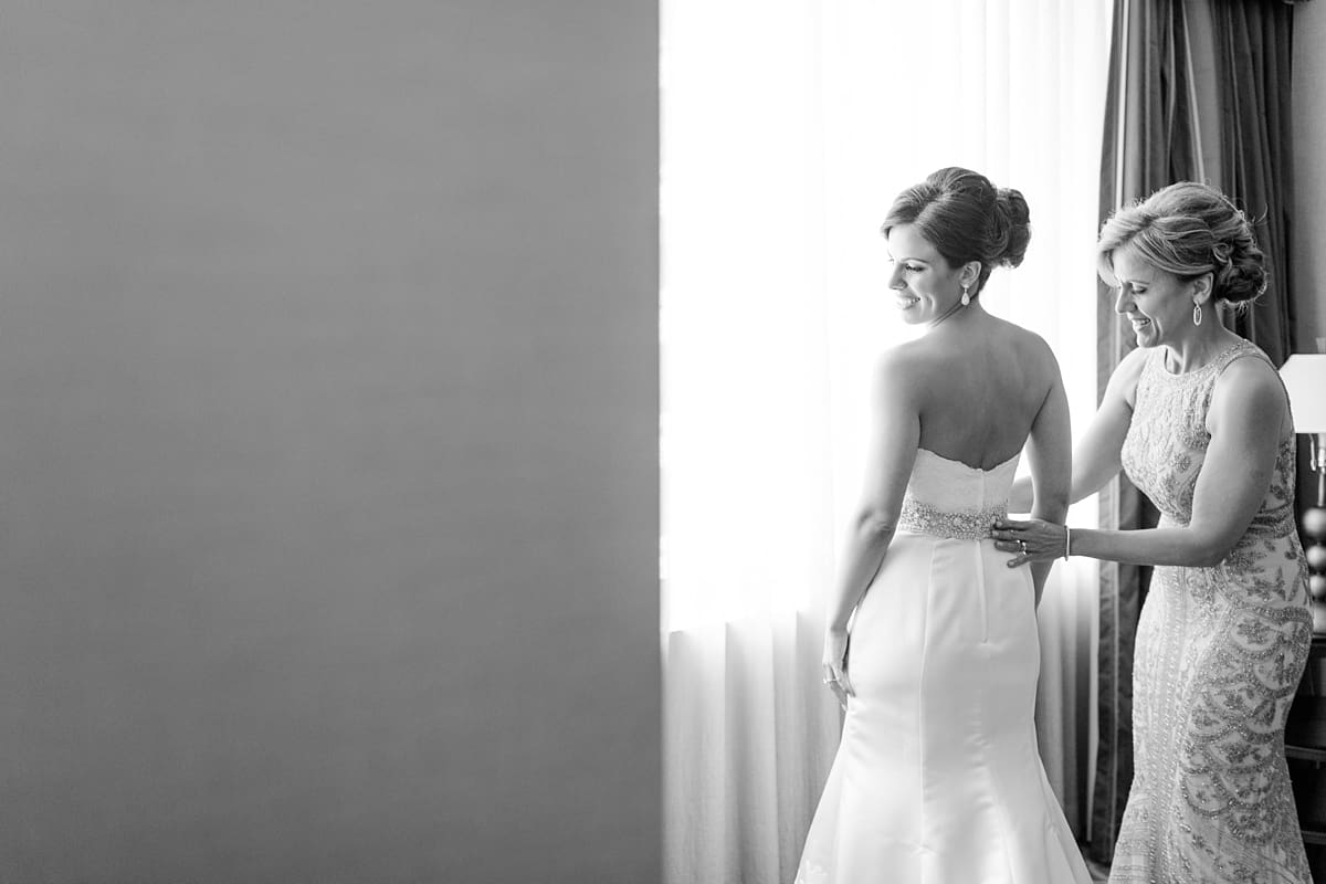 How to Photograph a Bride Getting in Her Dress