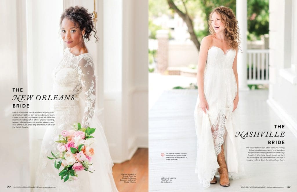 Southern Weddings V9 Magazine Feature